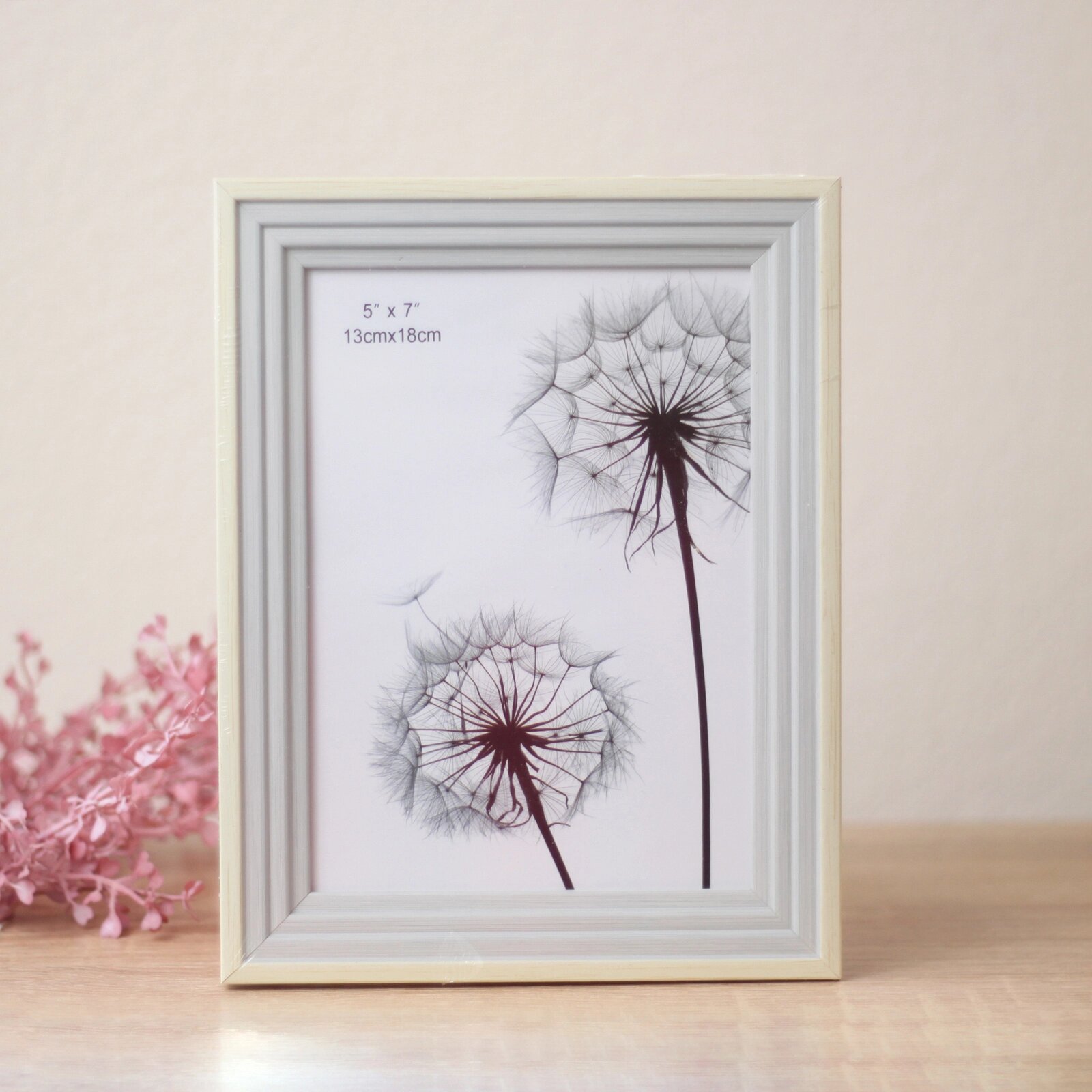 Фоторамка «Вена» 13x18 см, пластик, цвет зелёная дымка, для фото 5x7 дюймов