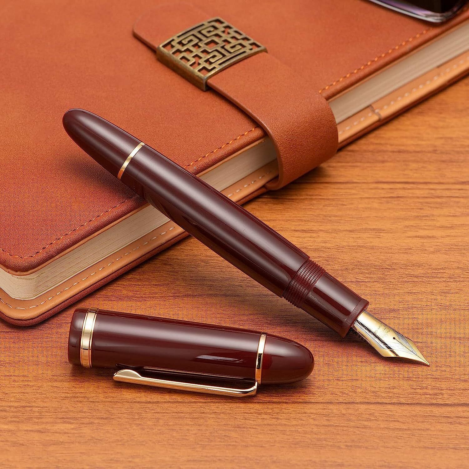 Ручка Jinhao X159 Executive Fountain Pen, акриловая, простая деловая каллиграфическая ручка, перо № 40, универсальный картридж с чернилами