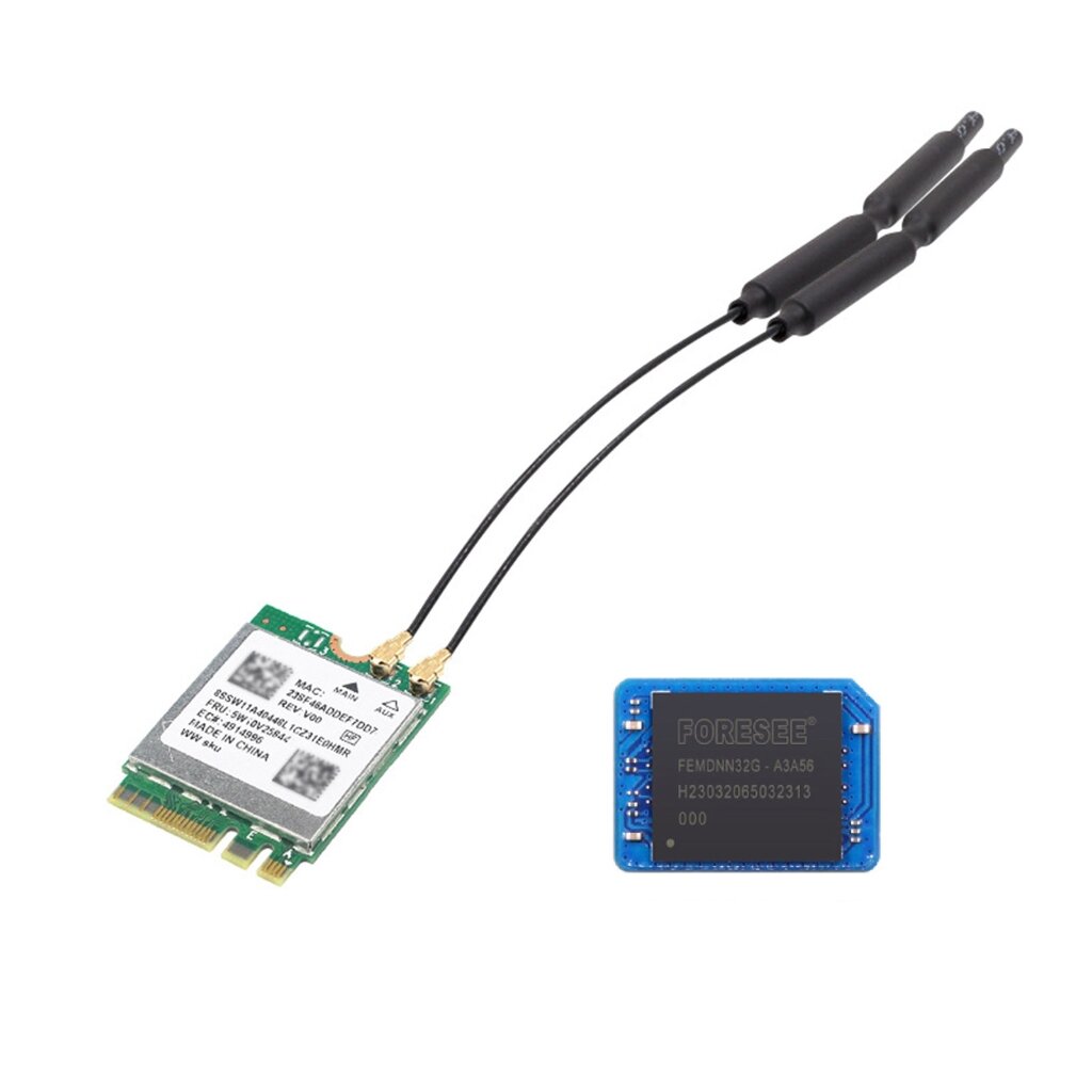 1 комплект модуля EMMC емкостью 32 ГБ + модуль WiFi6 BT