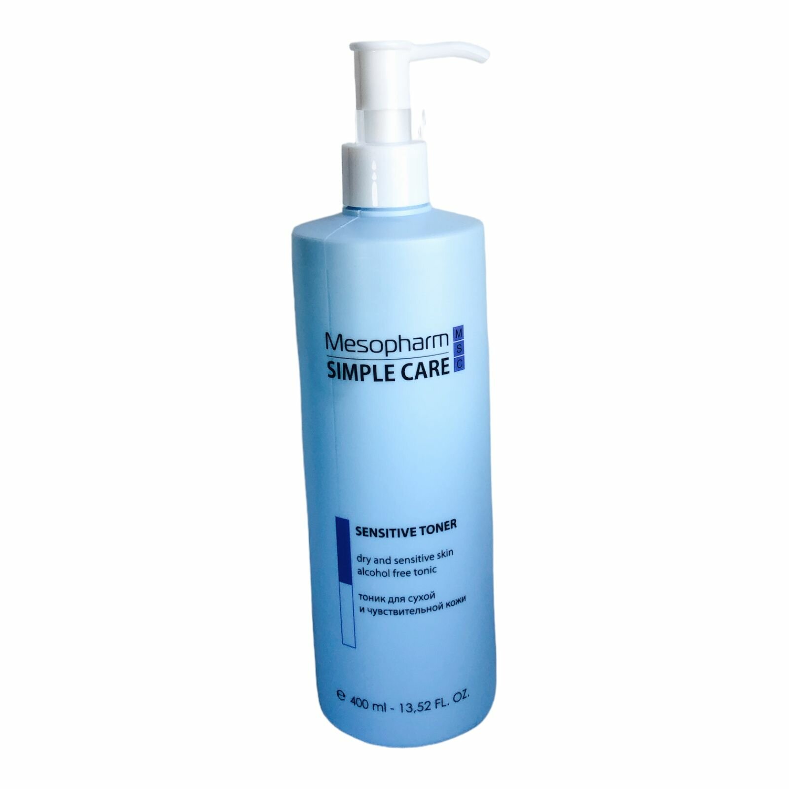 Mesopharm Тоник для сухой и чувствительной кожи бесспиртовой 400мл / Simple Care SENSITIVE TONER Alcohol Free 400ml