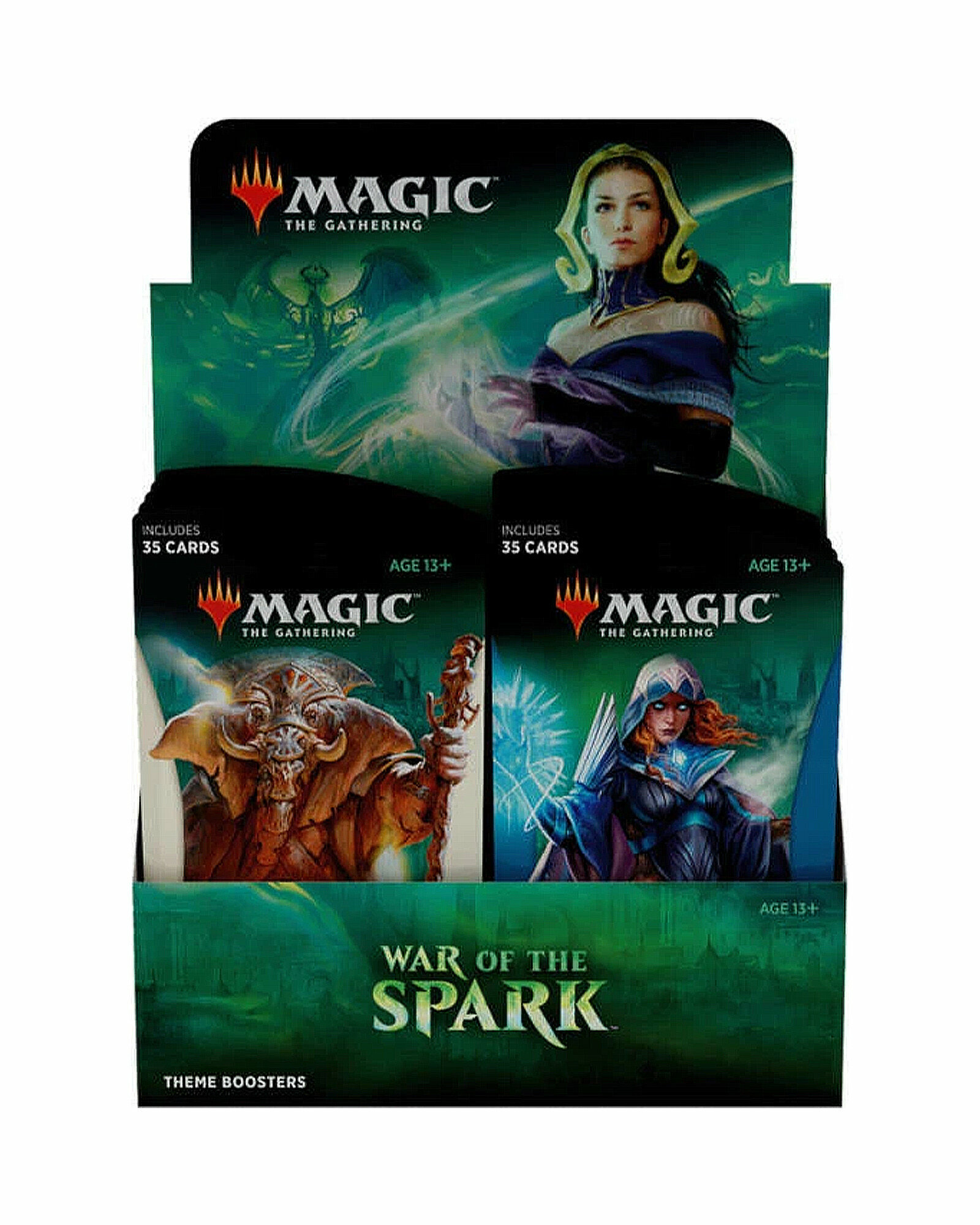 Magic The Gathering: Дисплей тематических бустеров MTG издания War of the Spark на английском
