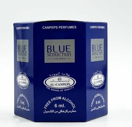 Духи масляные мужские Blue seduction, 6 мл