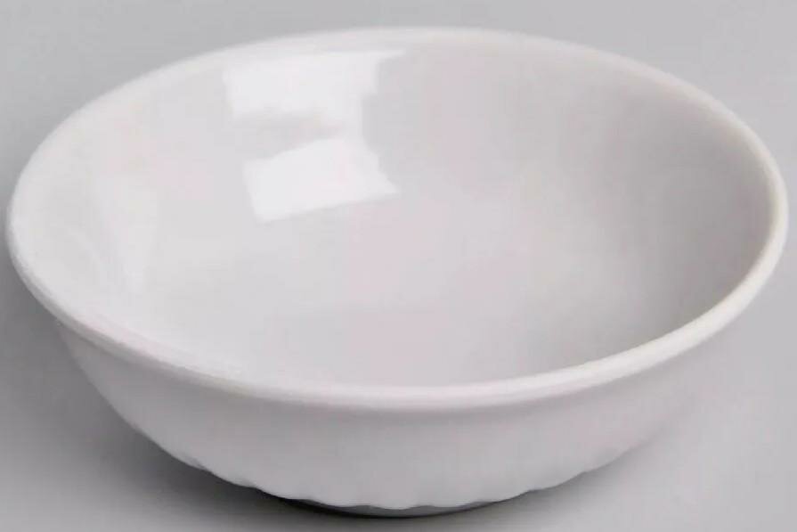 Блюдце фарфор для варенья 90ММ уютное белое дулевский фарфор