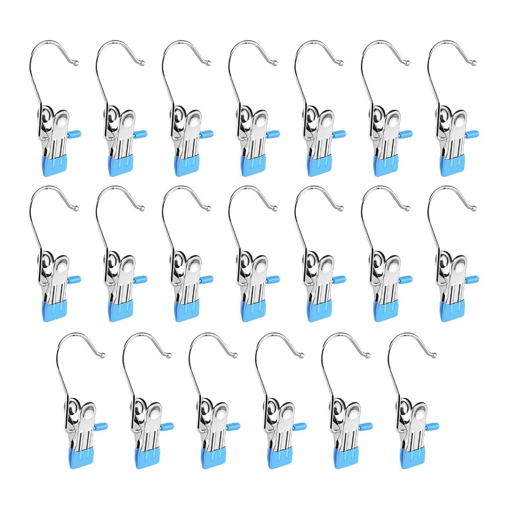 Нержавеющие зажимы для белья с устойчивым покрытием, бережные прищепки для путешествий и дома