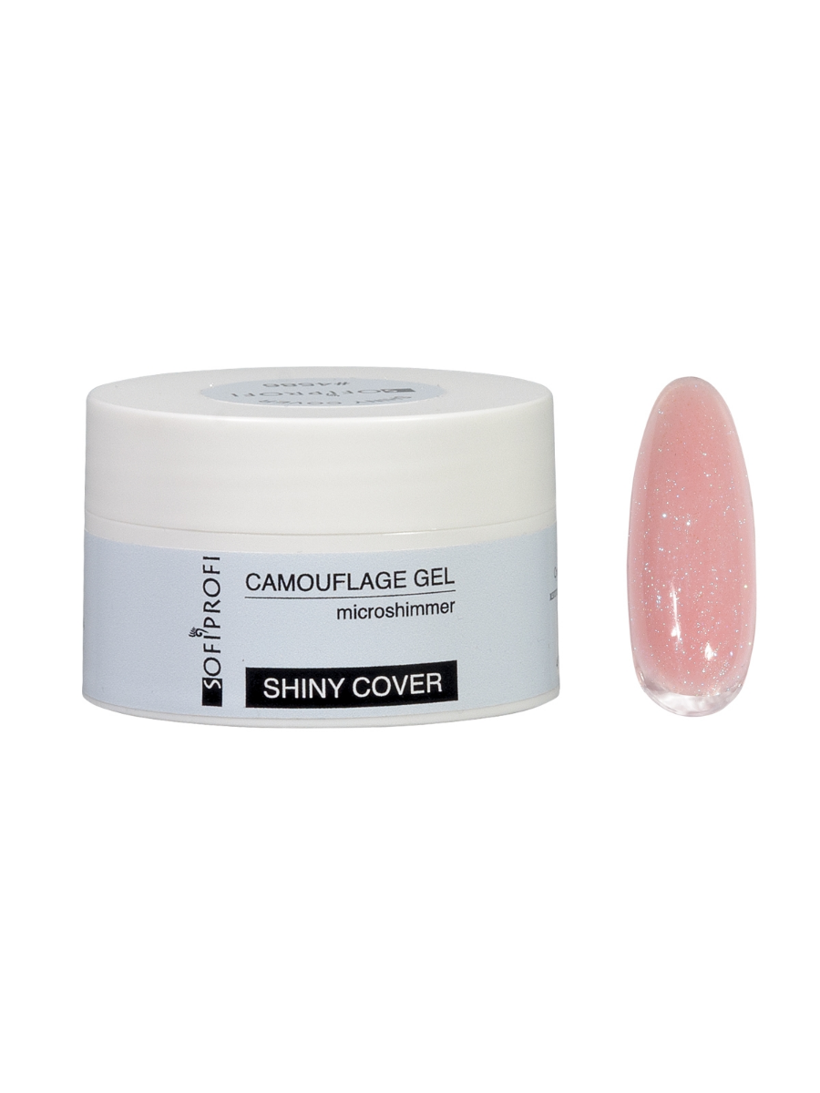 Гель камуфлирующий для ногтей Shiny Cover Sofiprofi Camouflage Gel Shiny Cover, 50 мл