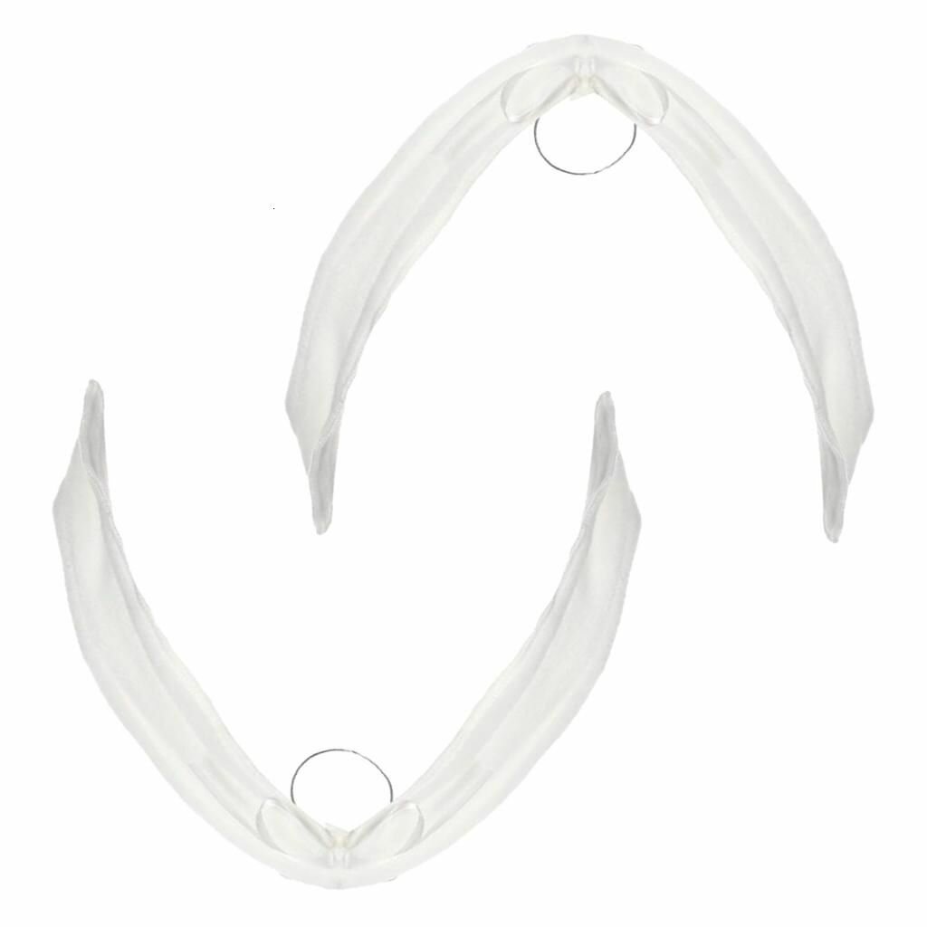 Гибкое крыло гуся с проволочным каркасом, 2шт белого цвета