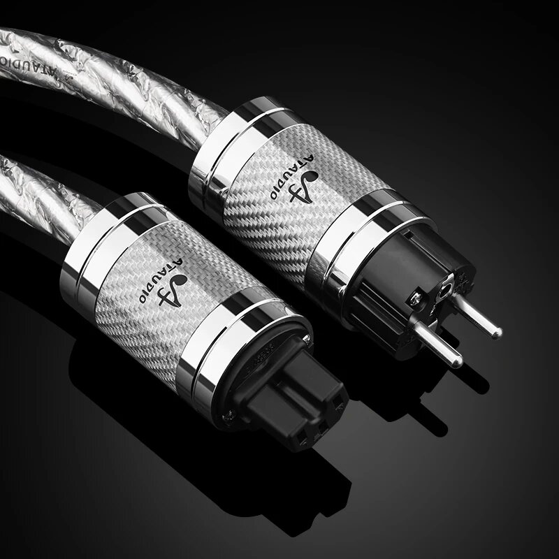 ATAUDIO Hi-end OCC кабель питания для усилителя EU Plug, 3 м