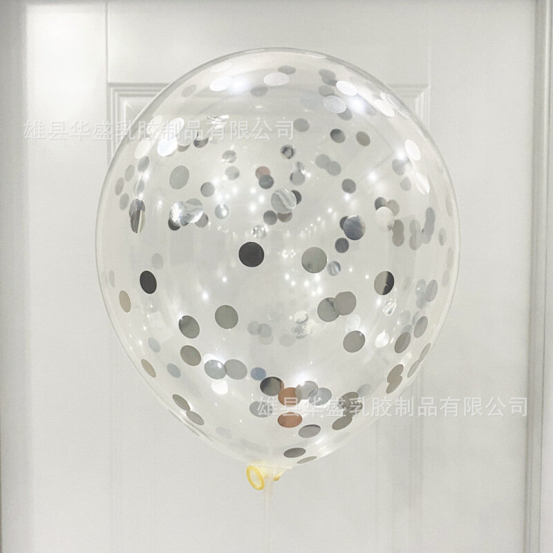 Производитель прозрачных блестящих шаров 12inch года, оптовая продажа конфетти-шаров, принадлежности для детских дней рождения, фестивальные украшения