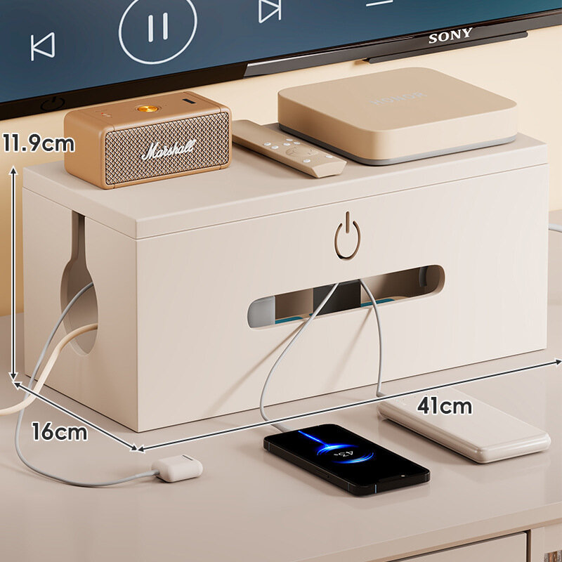 Коробка для хранения удлинителя, розетка, коробка для управления проводами, настольный органайзер, коробка для удлинителя и кабелей