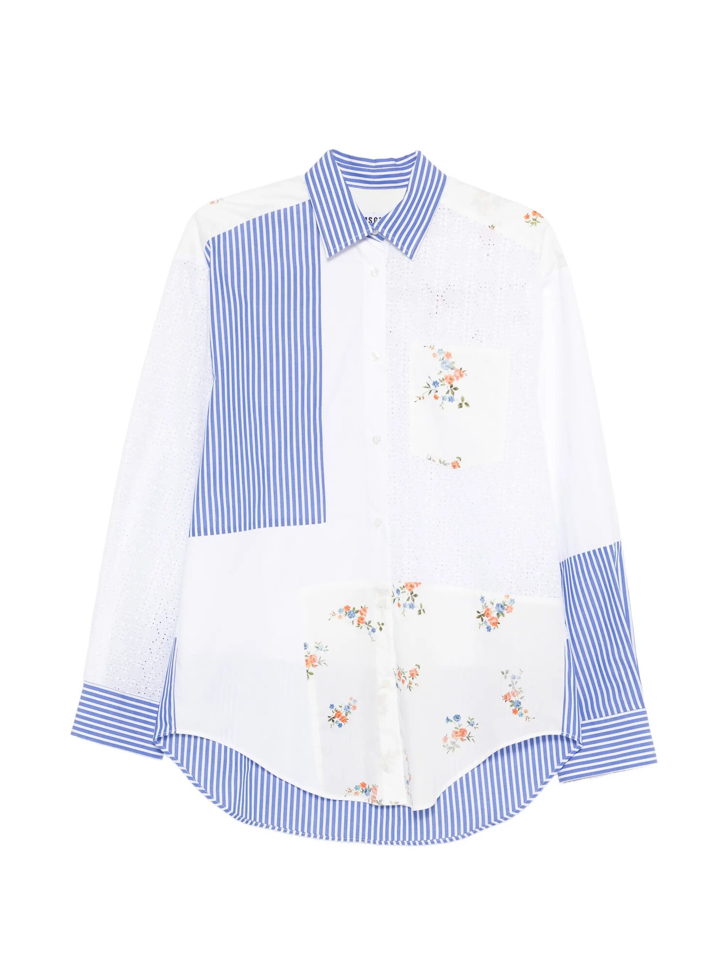 Рубашка Striped-pattern long-sleeve shirt