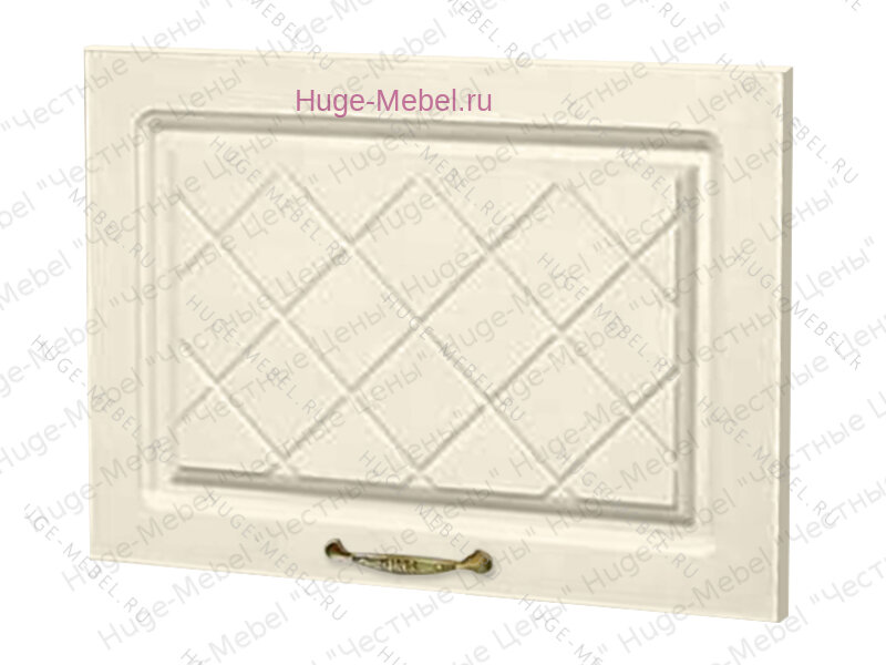 Кухонный фасад Ф-287 дуб ваниль (Модена) Huge Mebel . Ширина 796 Высота 454. Кухонные фасады