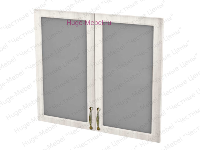 Кухонный фасад Ф-255 сандал белый (Юлия) Huge Mebel . Ширина 792 Высота 916. Кухонные фасады