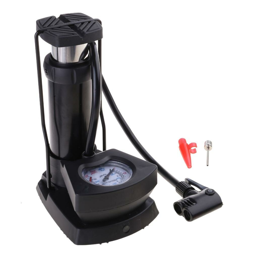 Ножной насос для шин с манометром 160PSI