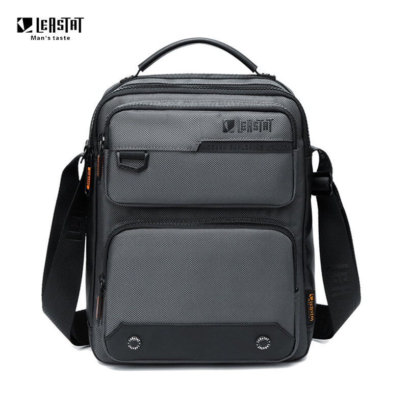 Мужская сумка через плечо LEASTAT, модная повседневная мужская сумка из новой ткани Оксфорд, многофункциональная сумка-кроссбоди.