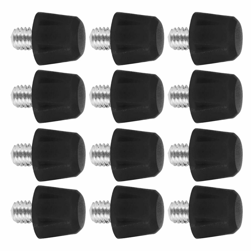 Шипы для футбольных бутс (12 шт), Черный - 11mm