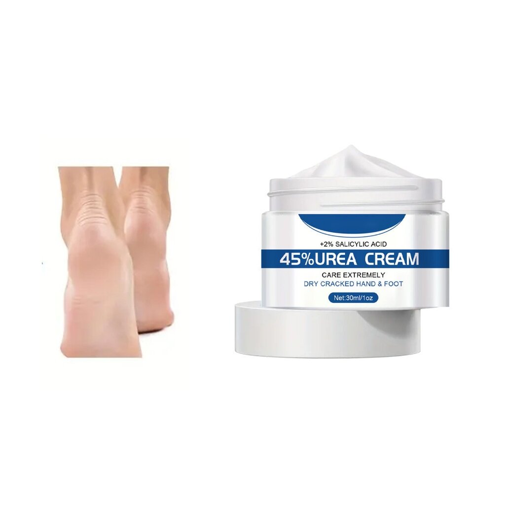 Крем с мочевиной 45%-ный Крем для ног с Мочевиной для Ступней, Кистей, Пяток, Локтей, коленей и многого Другого