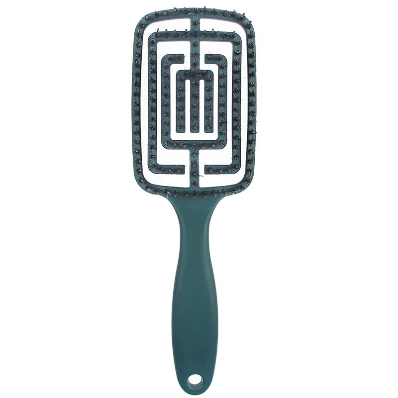 Горячая продажа: Большой изогнутый гребень с восьми-когтями, массажный гребень для головы, гребень для укладки, гладкий изогнутый гребень для волос, гребень с москитной спиралью