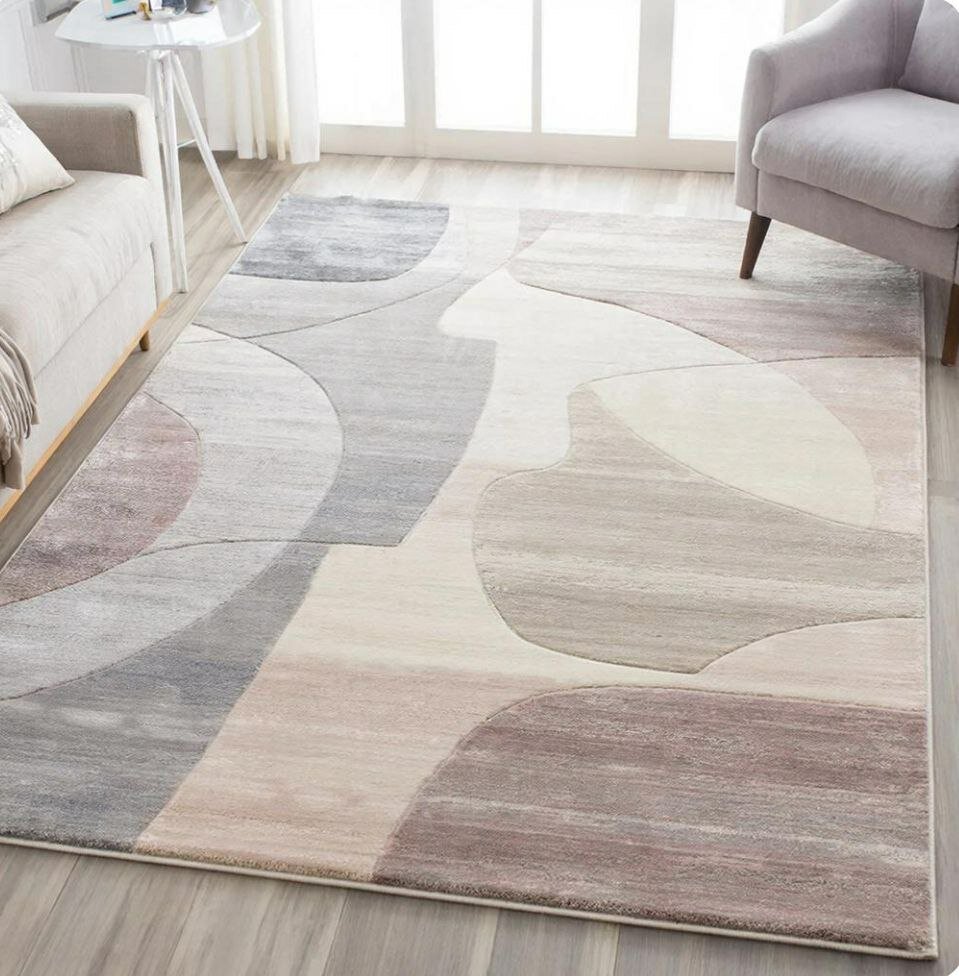 Ковер натуральный шерстяной ручной работы нестондартный тонкая нитка очень нежный и теплый размер 60 на 110