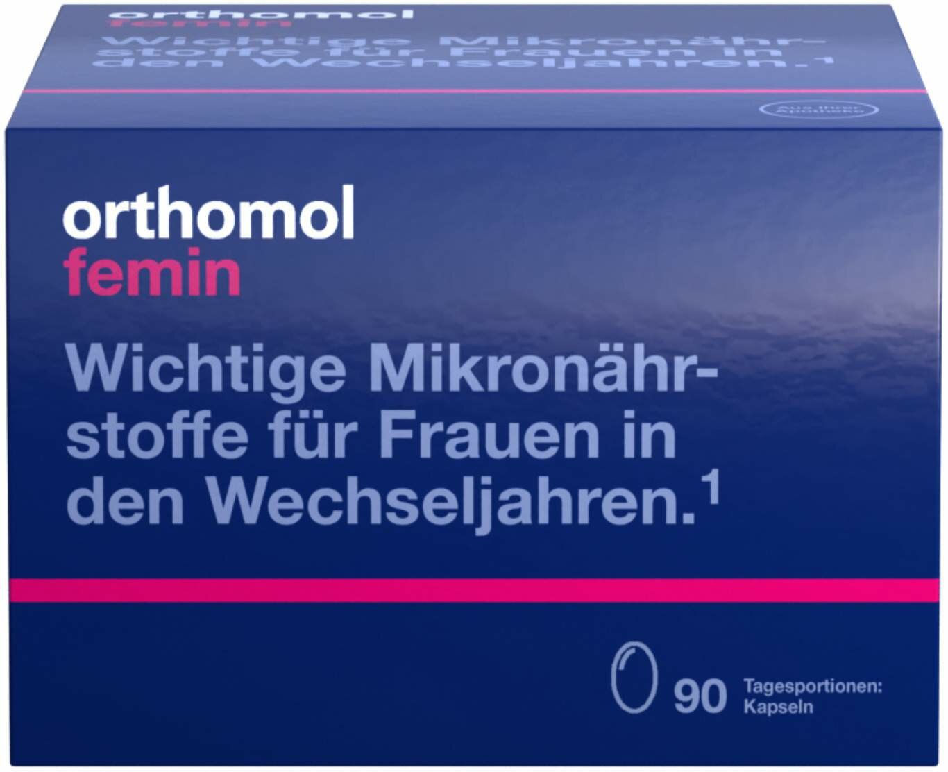 Orthomol Femin (капсулы), курс 90 дней, для женщин в период менопаузы