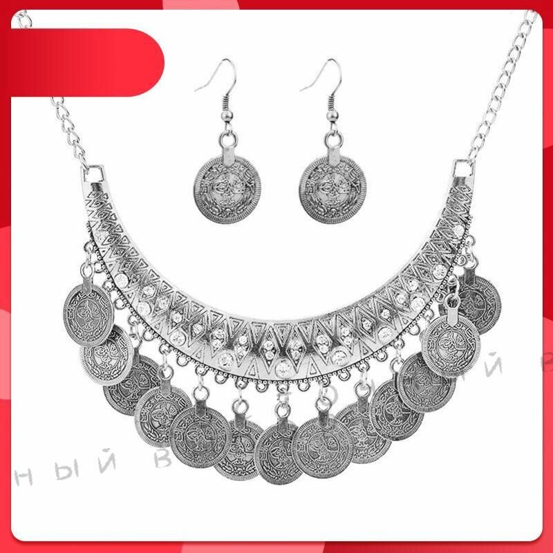 Эксклюзивное этническое монисто ожерелье