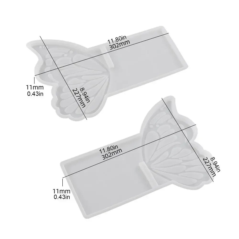 Силиконовая форма для подставки для книг в форме бабочки