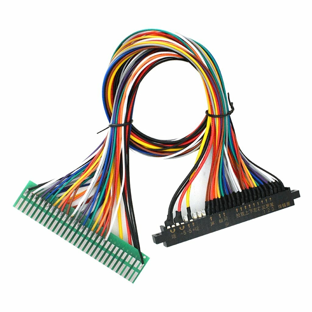 Удлинительный провод для игры 28P Предварительно собранный разъем для кнопок джойстика и небольших переключателей, припаянный вручную кабель для игровых консолей для игры