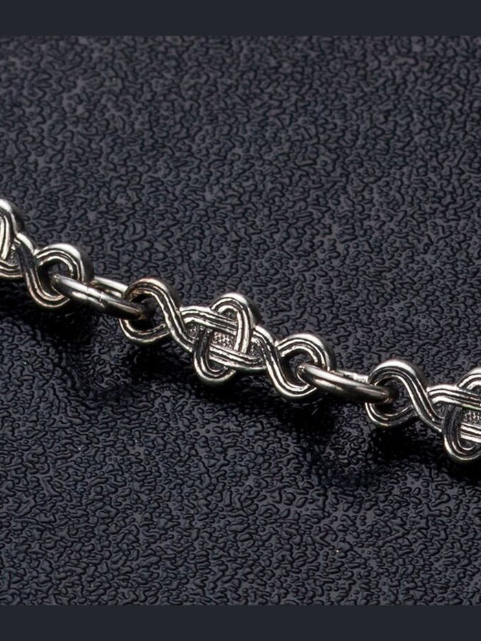 Цепь серебро, 925 проба, чернение