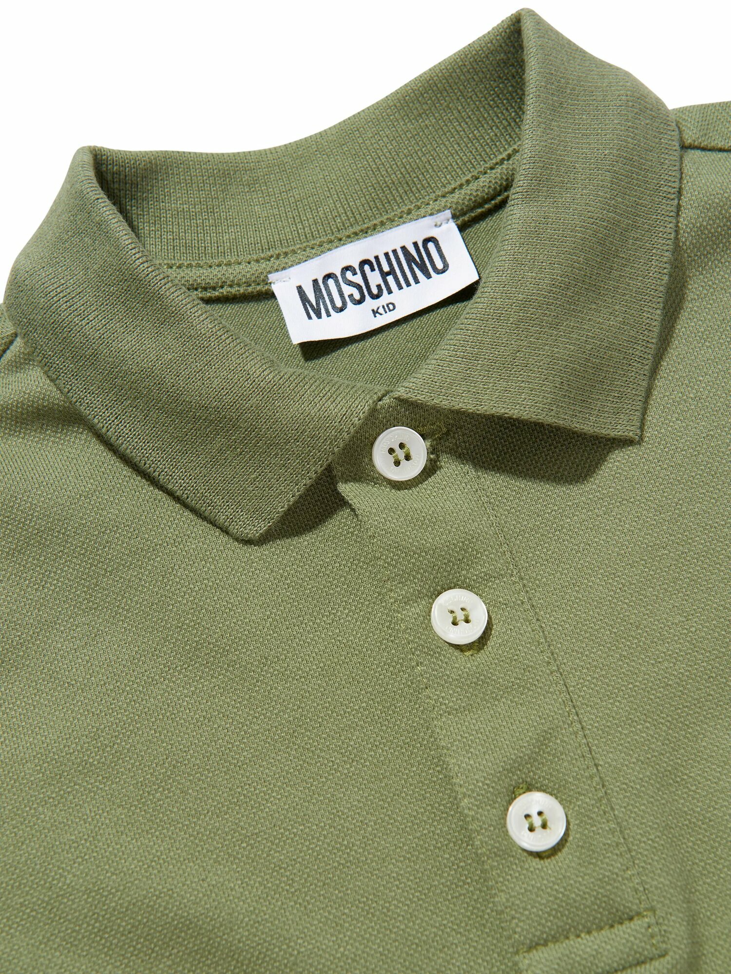 Рубашка MOSCHINO, размер 12 лет, зеленый, — фото 1