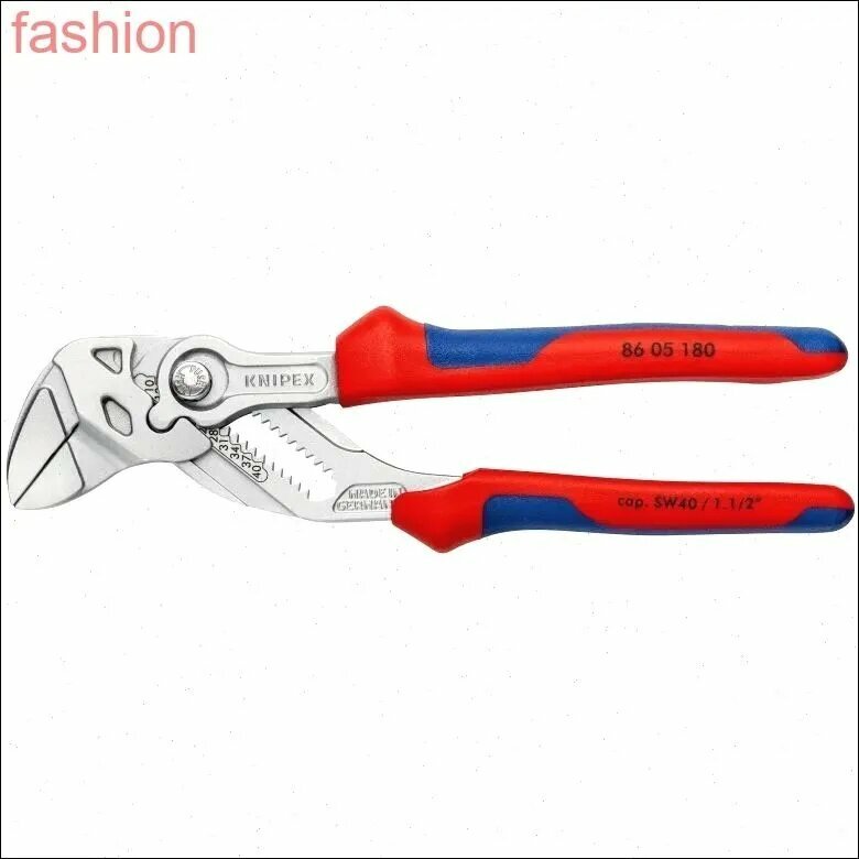 Knipex(Книпекс) Клещи переставные-гаечный ключ, зев 40 мм, длина 180 мм, хром.