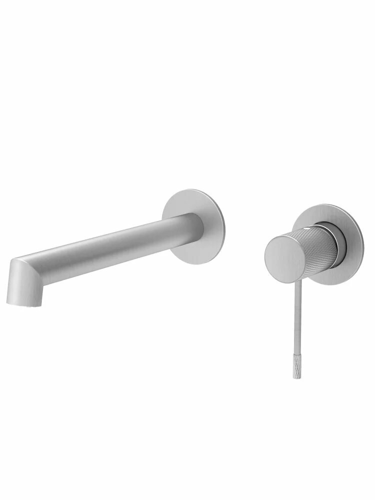 Смеситель для раковины Vincea Desire VBFW-1D1BN встраиваемый, скрытого монтажа, матовый, кран для ванной в раковину, из латуни, рычажный, с керамическим картриджем