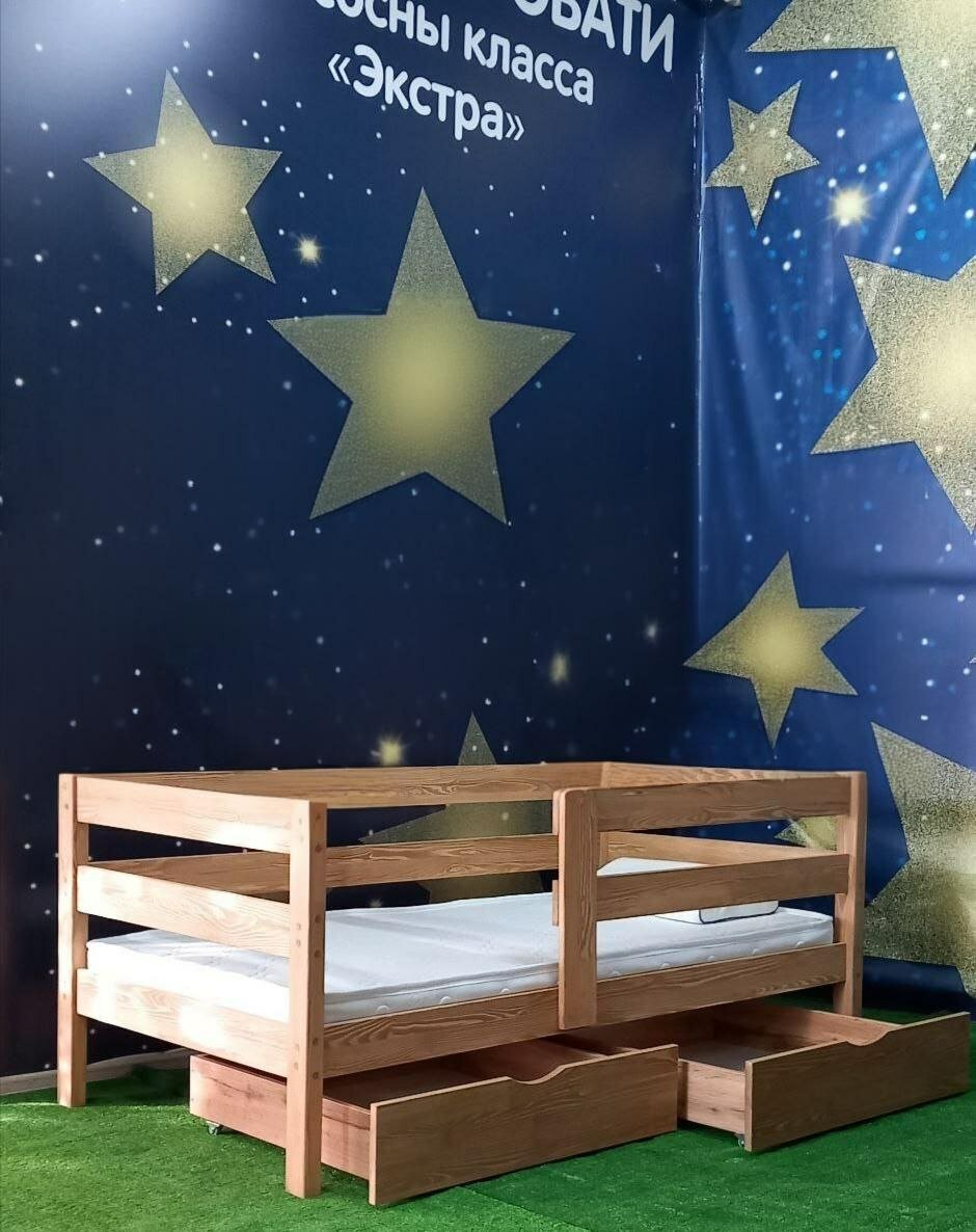 Кроватка Софа 180*90, цвет Дуб, натуральное дерево