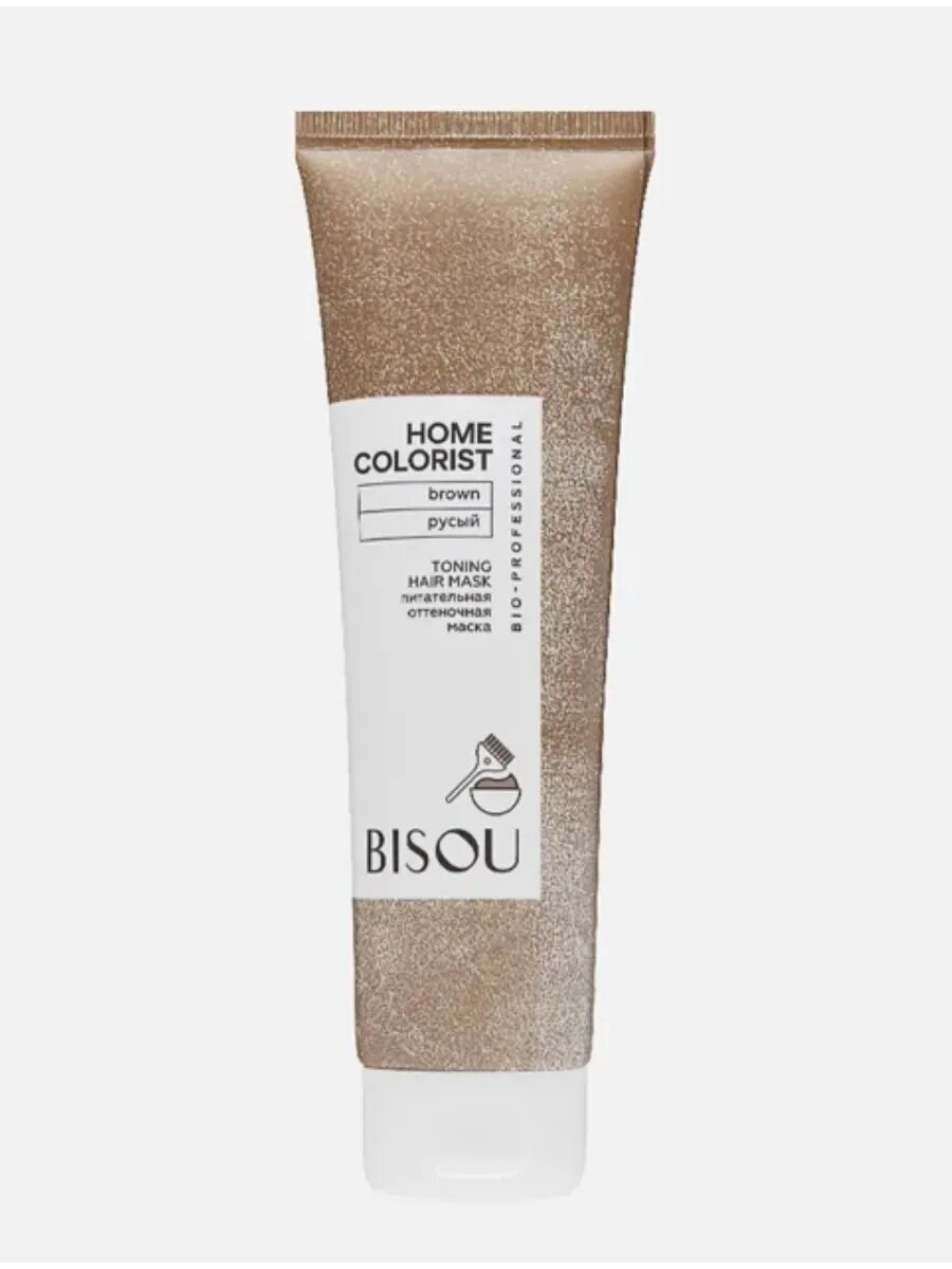 Оттеночная маска для волос BISOU home colorist Русый