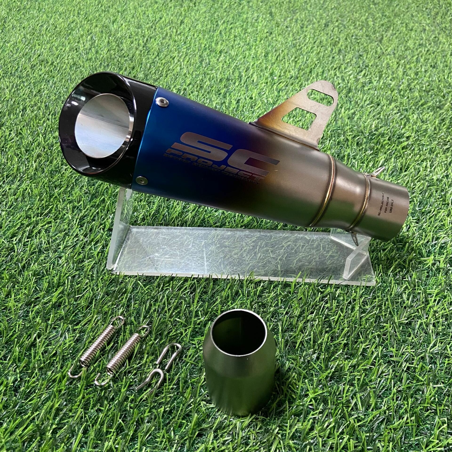 Глушитель для мотоцикла прямоток универсальный на питбайк