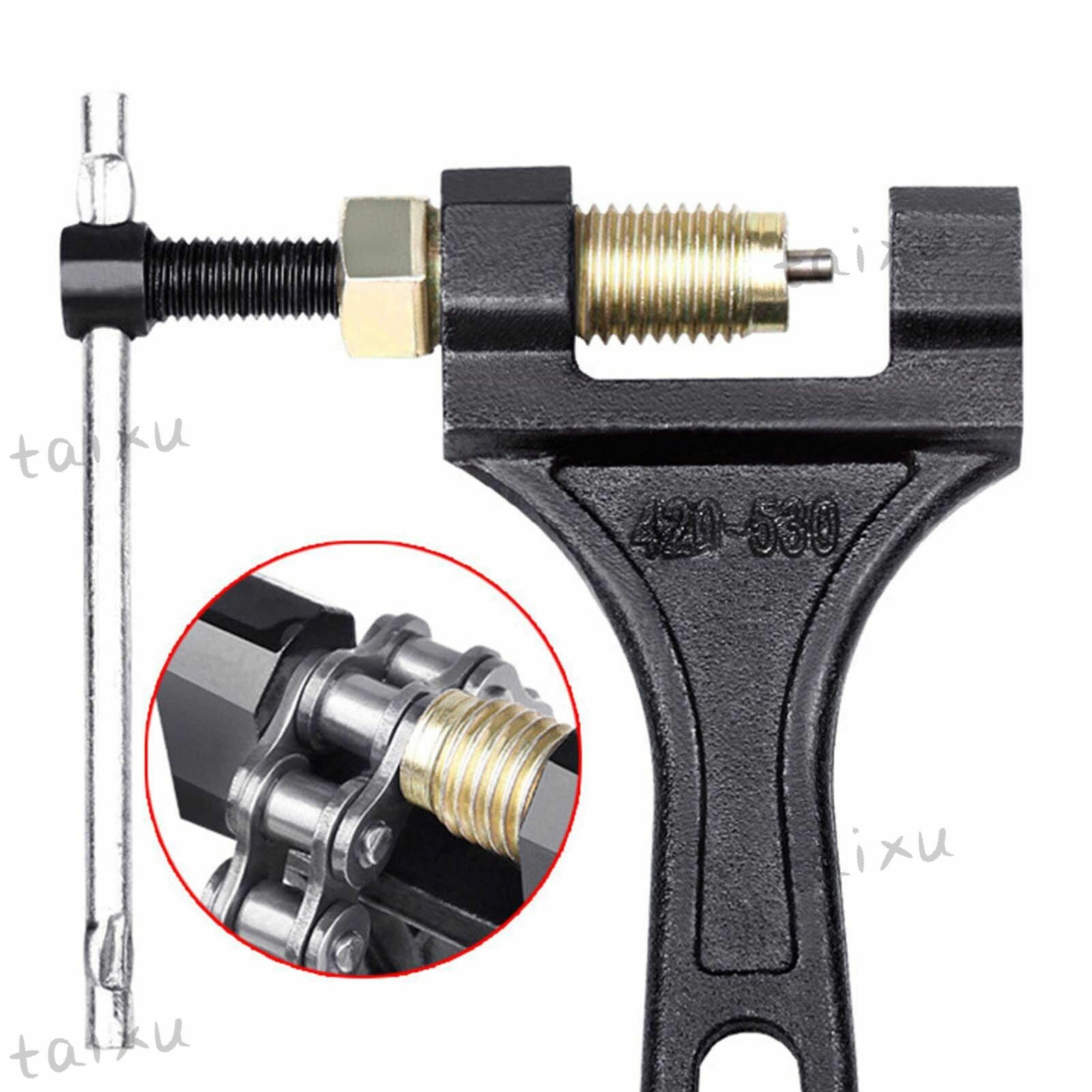 Инструмент для заклепки и расклепки цепи.