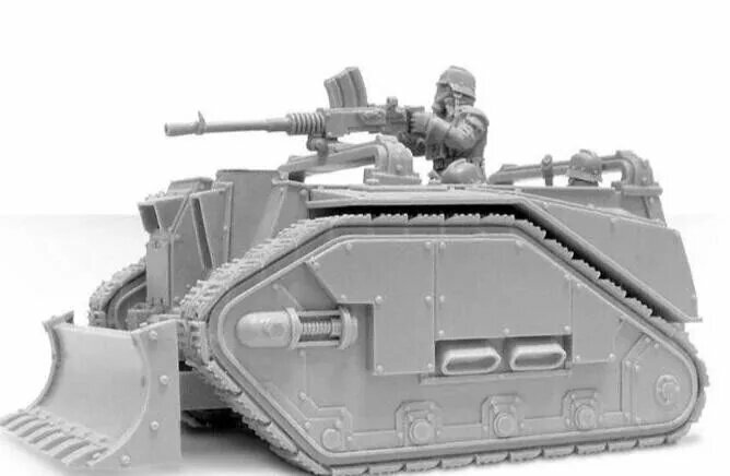 Смола Миниатюра Warhammer 40000 Death Korps of Krieg Centaur Artillery Tractor / миниатюр для настольной игры Упражнения для раскрашивания