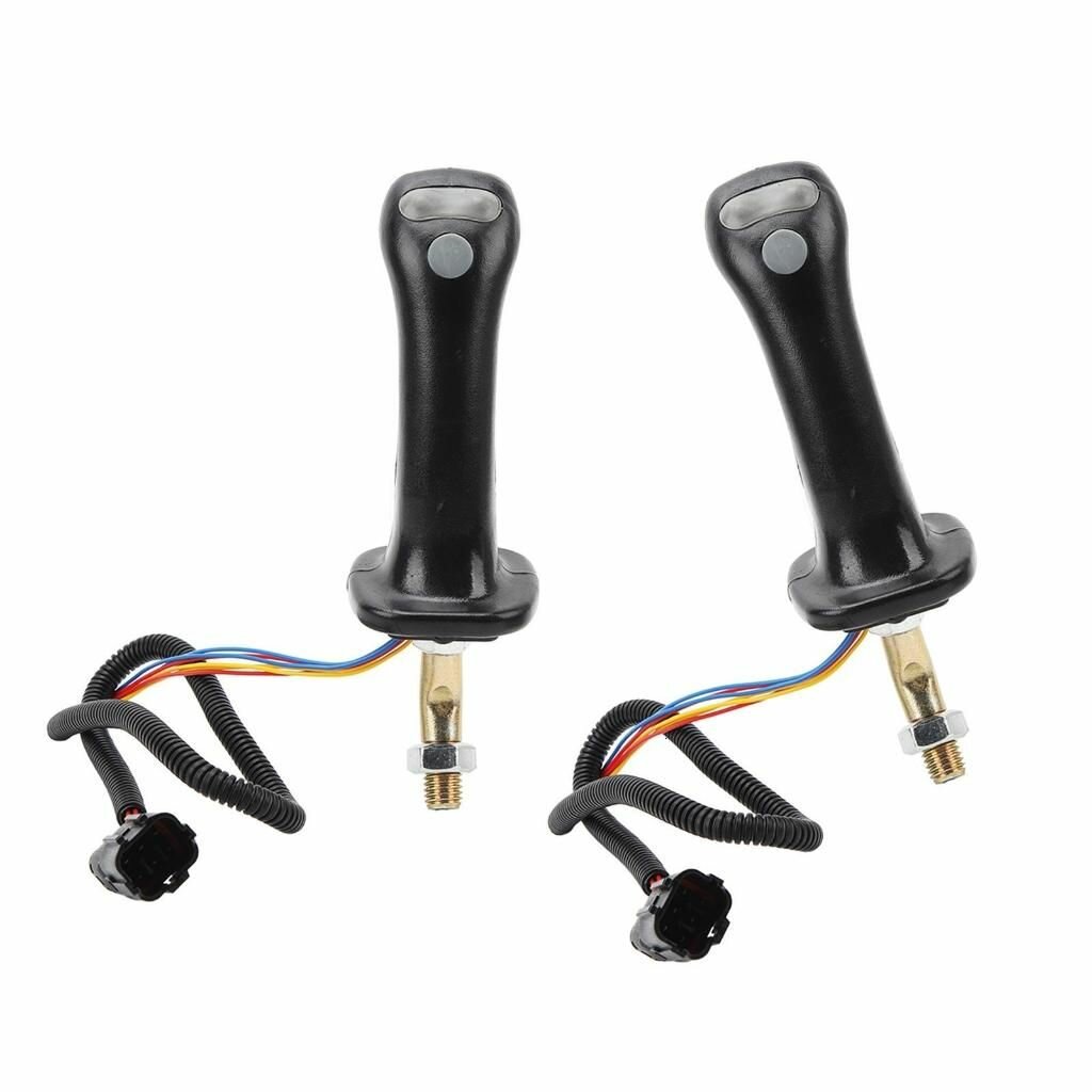 Алюминиевый джойстик с 3 кнопками для землеройной техники, Серый