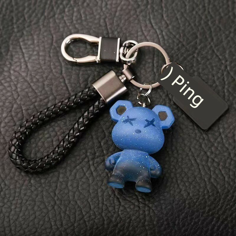 Мужские и женские брелоки для ключей, латунные брелоки с двенадцатью знаками зодиака, подвески ручной работы,