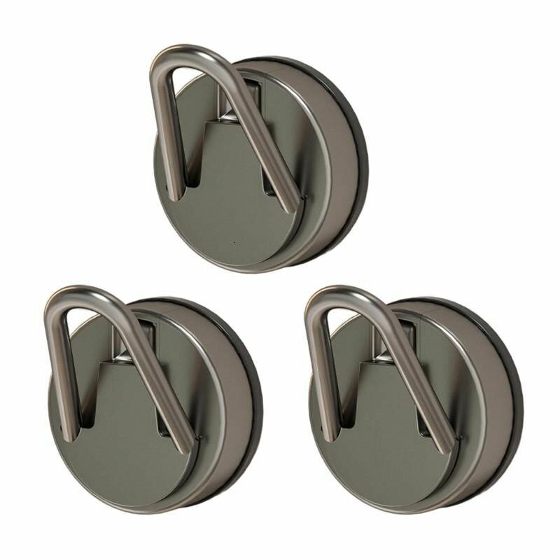 Зажимы с присоской 3 шт, Серый