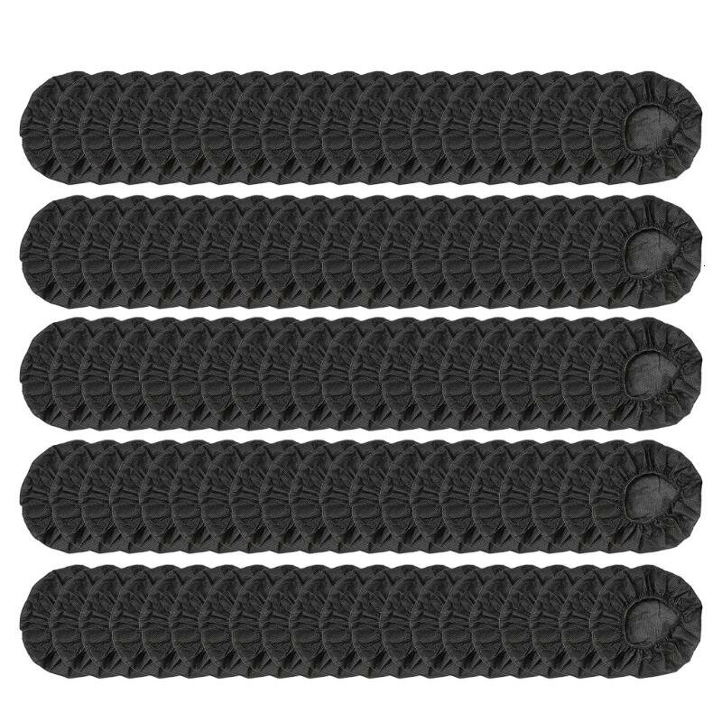 Одноразовые чехлы для наушников, 100 шт, Черный