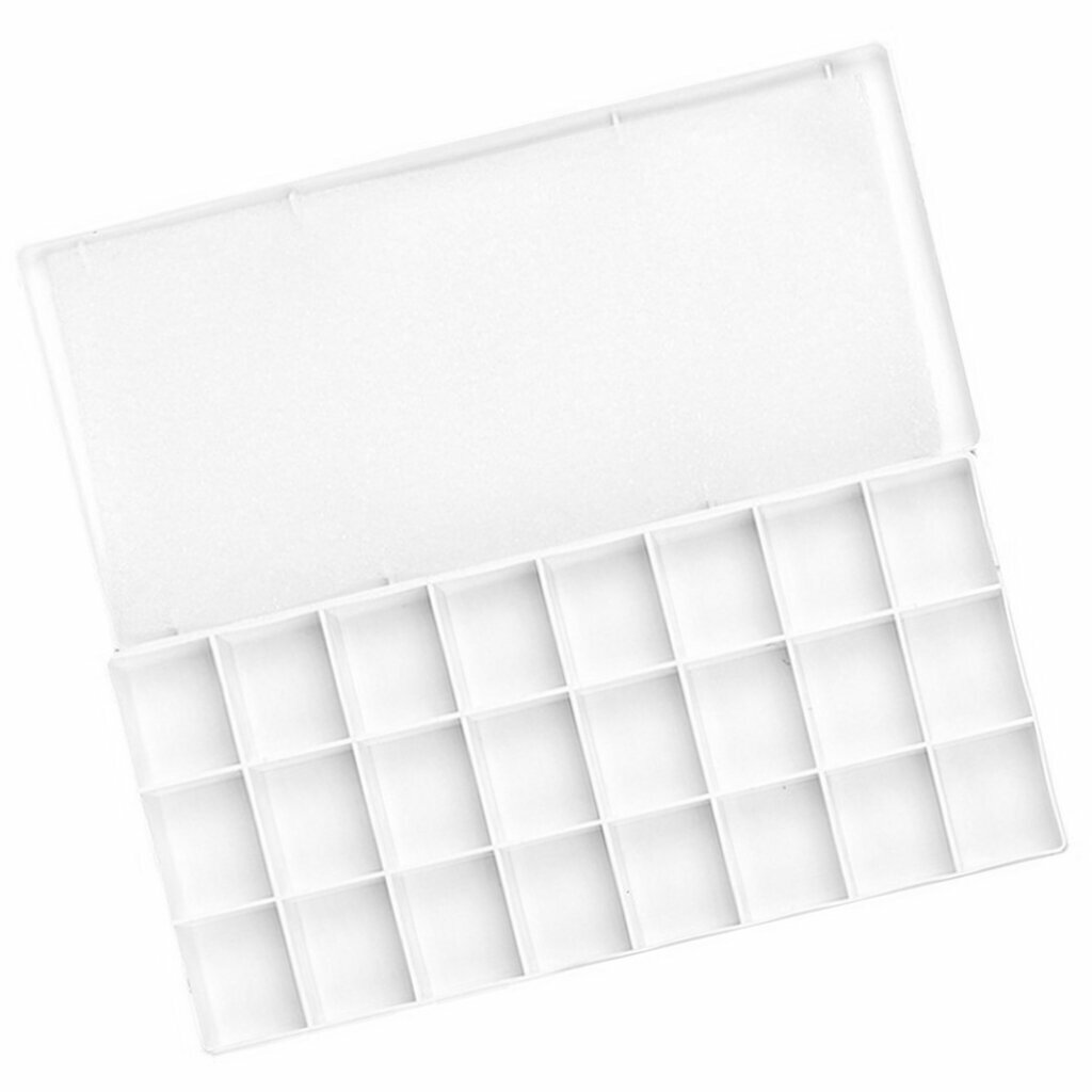 Футляр для акварельных красок с герметичной крышкой 24 На 36 лунок Лоток для смешивания акварельных масляных акриловых гуашевых красок