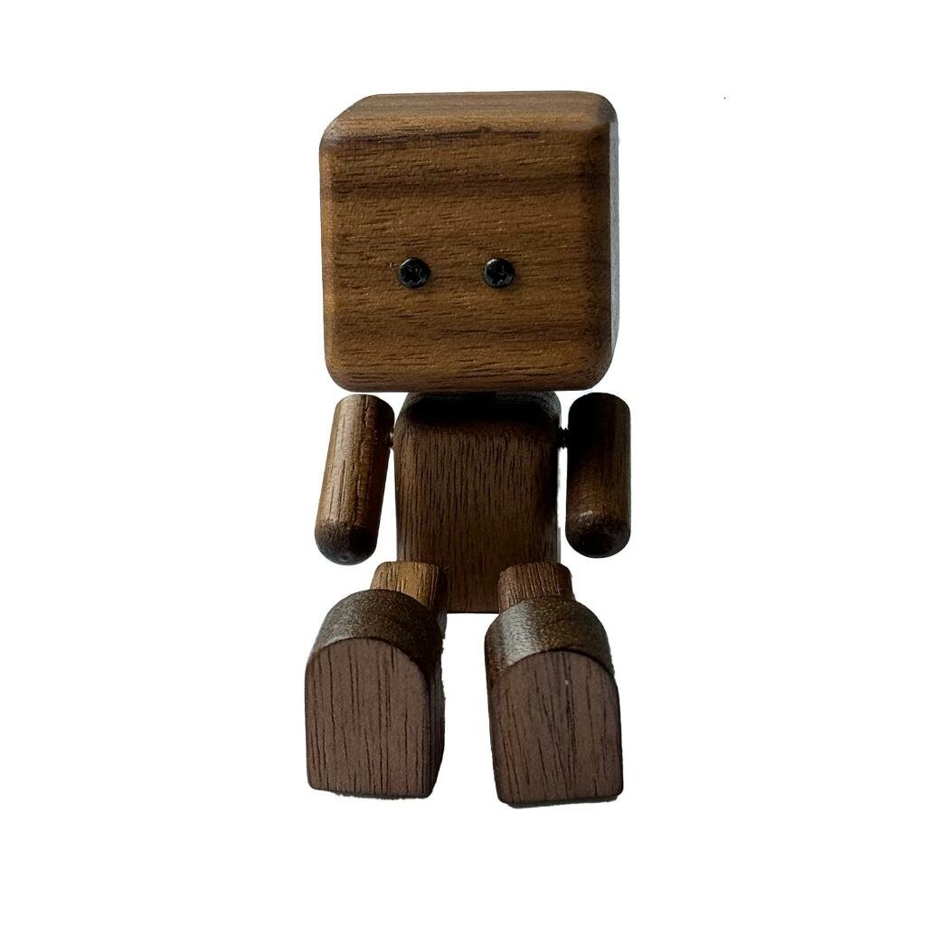 Уникальный деревянный автомобильный сувенир с подвижными частями, Черный орех