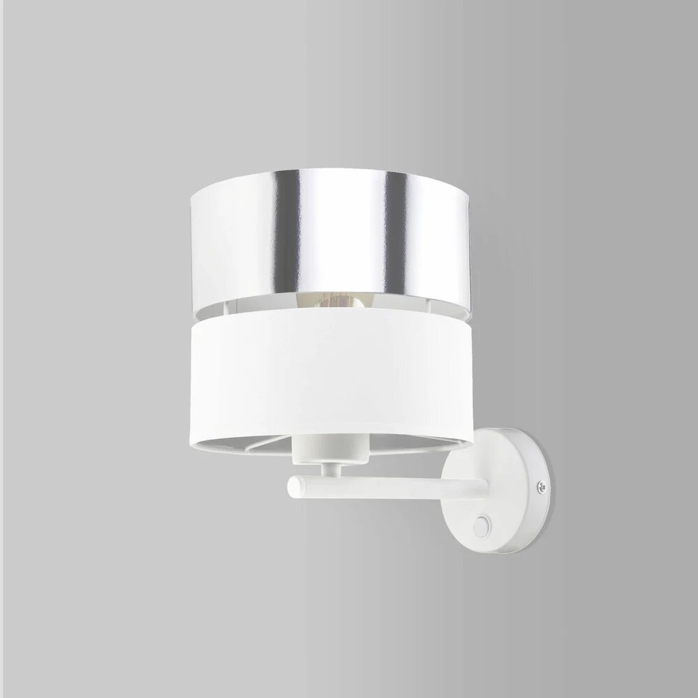 Настенный светильник TK Lighting - 4175 / hilton silver белый a049361