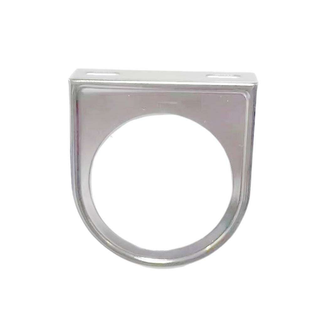 Кронштейн для датчиков температуры и давления масла 2,1 дюйма, Серебро - одиночное отверстие