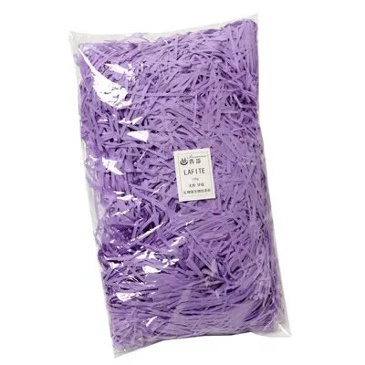 Цветная измельченная бумага для упаковки 10г/20г Сиреневый, purple, 20g