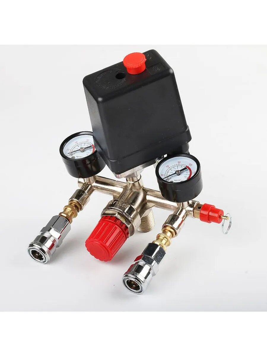 Безмасляный компрессор-кронштейн Бама с черным ремнем SF20