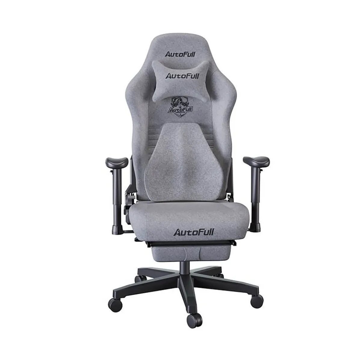 Компьютерное кресло Autofull C3, с поддержкой для ног, серый (AF083GB)