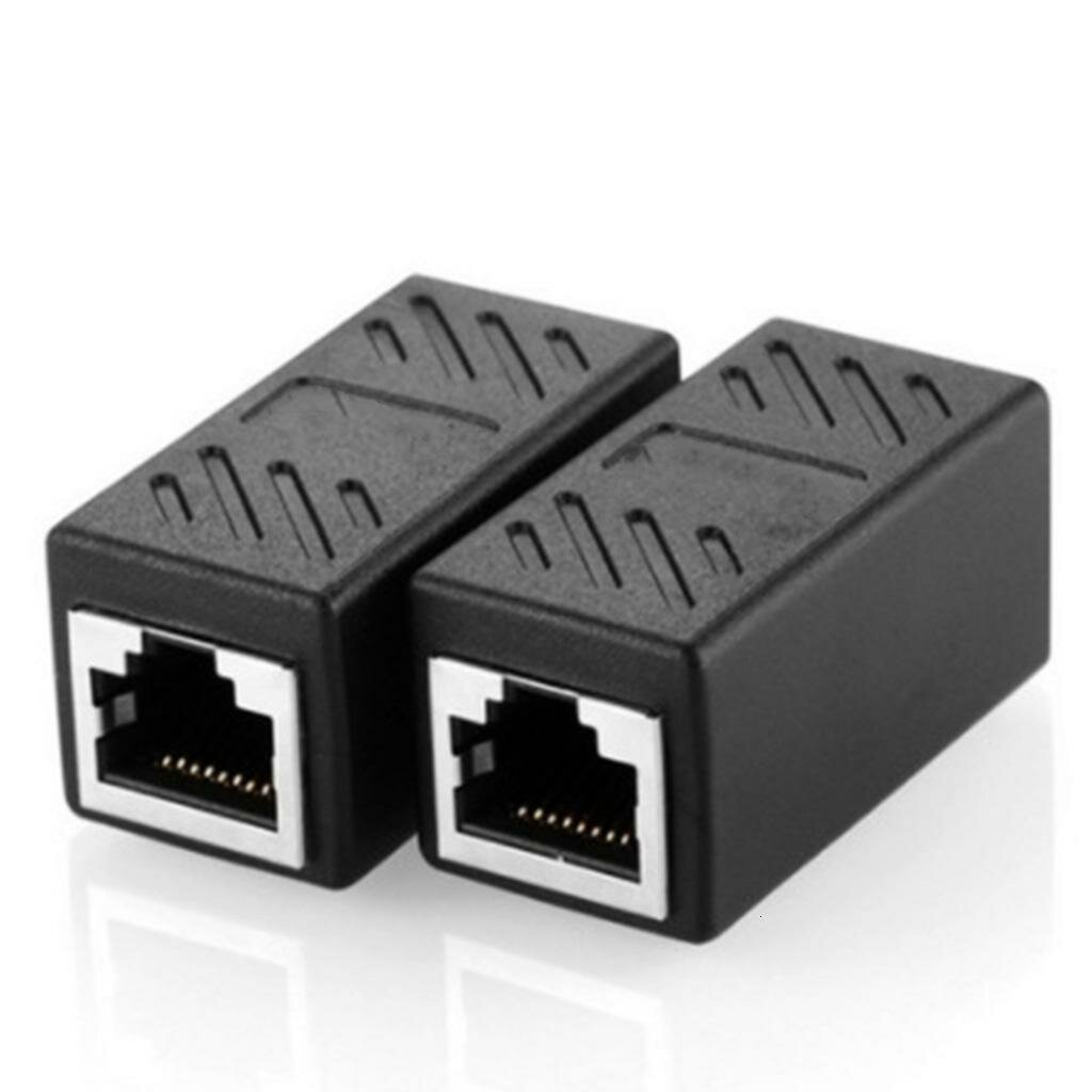 Адаптер RJ45-CAT6 для интернет-кабеля, Черный
