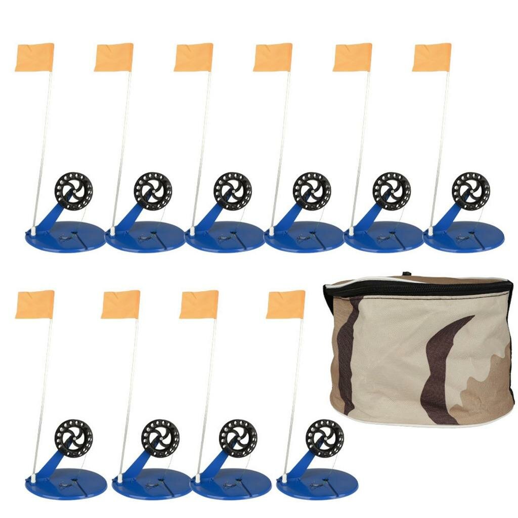 Рыболовные флажковые индикаторы (10 шт.)