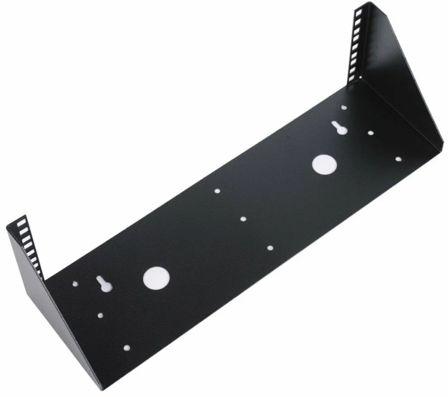 ЦМО Кронштейн телекоммуникационный настенный вертикальный 3U, цвет черный [КНО-В-3U-9005]