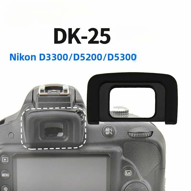 Наглазник видоискателя DK-25 для Nikon D5600 D5500 D5300 D5200 D5100 D5000 D3500 D3400 D3300 D3200 D3100
